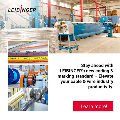 New Standard In Cable Marking Leibinger Coding And Marking