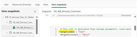 item snapshots in spark session monitoring are not microsoft