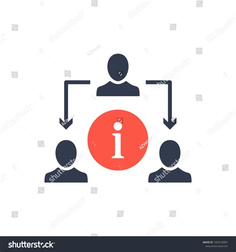 Assignment Delegate Delegating Distribution Icon Information Stock