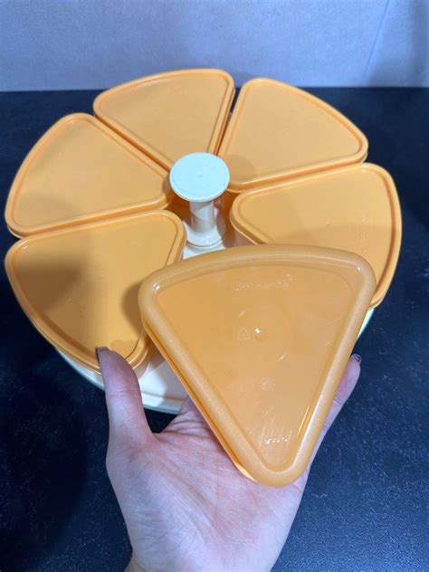 Tupperware On Lazy Susan Furniture Home Living Kitchenware Tableware Food Organisation