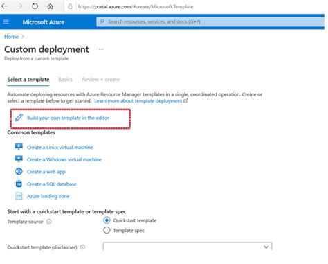 deploy an azure service bus topic using arm template
