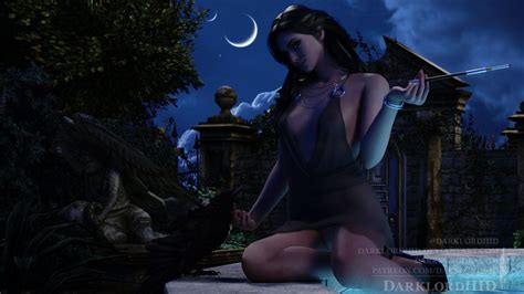 Rule 34 3d Bath Bathing Black Hair Breasts Clothing Crow Darklordiiid