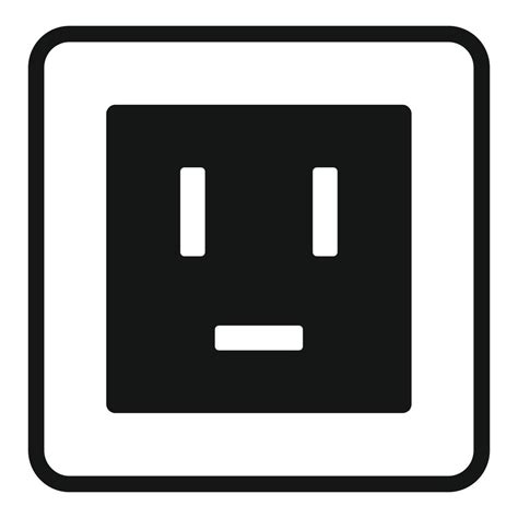 Electric Power Socket Icon Simple Style 14620545 Vector Art At Vecteezy