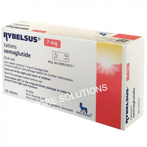 7mg Rybelsus Semaglutide Tablets At ₹ 3200strip Diabetes Medicine In