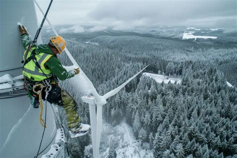 Frozen Wind Turbines Navigating Challenges In Renewable Energy