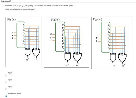solved question 13 implement f1 x y z 4 5 6 7 using
