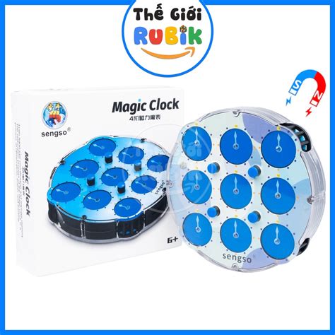 Mua Rubik Clock 3x3 Shengshou Magnetic V2 Có Nam Châm Clock Rubic