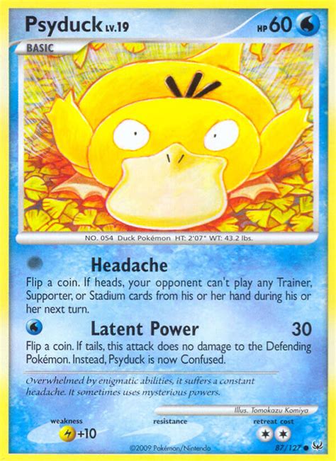 Psyduck 87 127 Platinum Pokemonkaart Nl