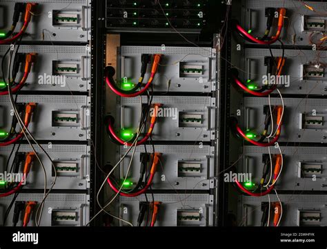 Supercomputer Working With Green Energy And Advanced Technology