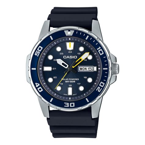 Mtps110 2av Diver Inspired Solar Analog Watch Casio