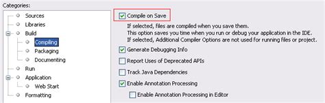Netbeans Is There Any Option To Build A Single Java File In The
