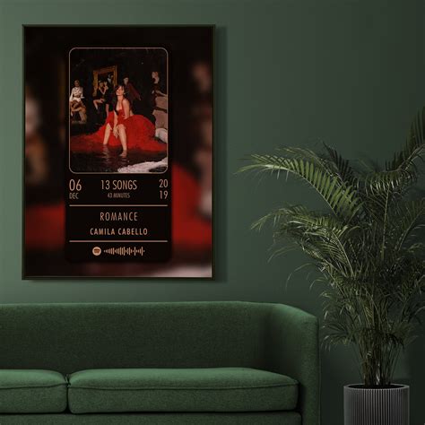 Camila Cabello Poster Romance Poster Camila Cabello Album Cover Prints