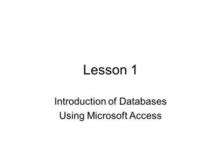 SQL .Net Consultation Lesson 6 - ppt download