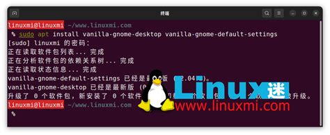 在 Ubuntu LTS 上安装纯净高效的 GNOME 桌面环境 Linux迷