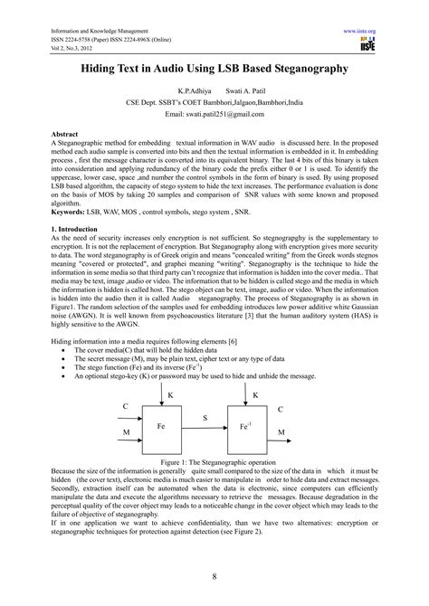 hiding text in audio using lsb based steganography pdf