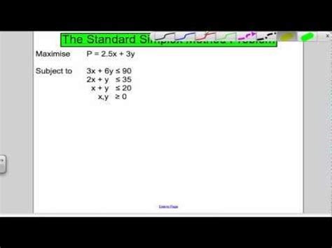 Master The Simplex Algorithm With This Tutorial And Exam Question