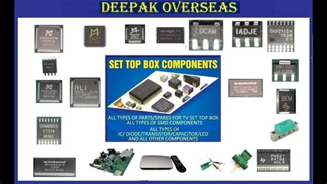 TV SET TOP BOX PARTS-SPARES-COMPONENTS - YouTube