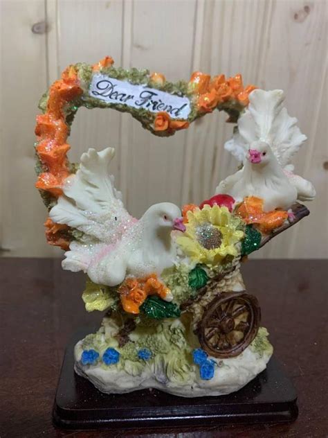 Статуэтка влюбленные голуби символ любви — цена 261 грн в каталоге Статуэтки Купить товары для