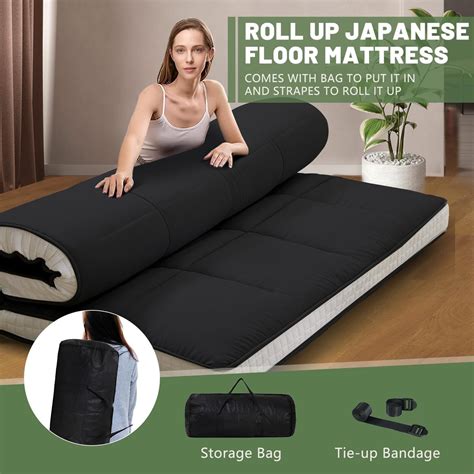Slsy 6 Extra Thick Foldable Futon Mattress Portable Sleeping Queen