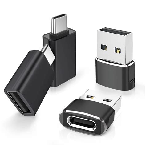 4 Pack Elebase Usb To Usb Adapters 2x Usb C To Usb A 2x Usb A To Usb