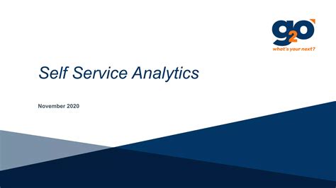 Self Service Analytics And A Modern Data Architecture With Data