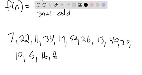 Solved The Collatz Conjecture Concerns What Happens When We Take Any