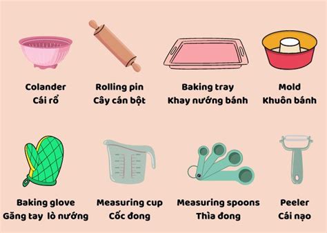Trở thành Masterchef với tổng hợp 50 từ vựng về nhà bếp trong tiếng Anh