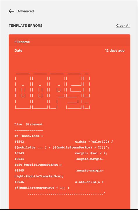 Error Reporting Squarespace Developers