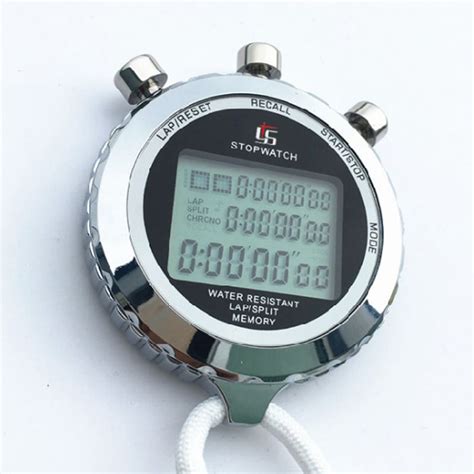 Silent Stopwatch Countdown Timer 1 100s Accuracy L Grandado