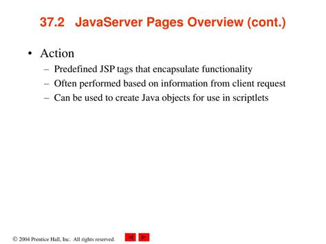 Ppt Chapter 37 Javaserver Pages Jsp Bonus For Java Developers