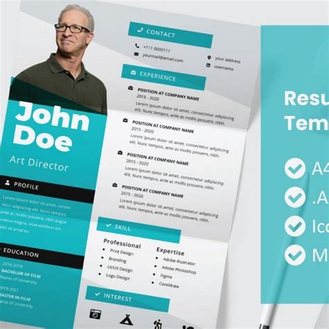Coreldraw Resume Templates 53 Koleksi Gambar