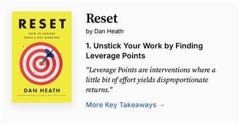 Reset By Dan Heath Summary Quotes Faq Audio