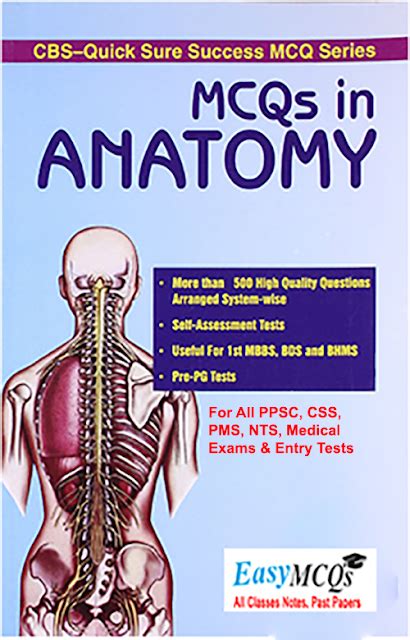 General Anatomy Mcqs With Solved Answers Free Pdf For Exam