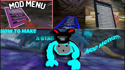 How To Make A Gtag Mod Menu October YouTube