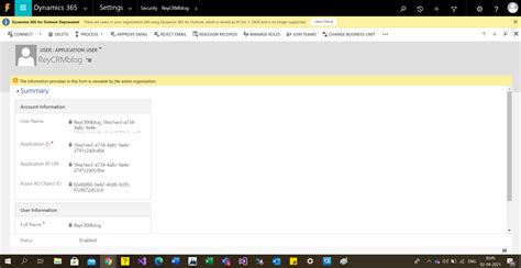Registering Dynamics 365 Online Web Api With Azure Application Rey Dynamics Crm Blog
