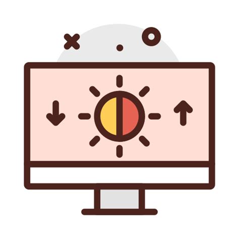 Brightness Darius Dan Lineal Color Icon