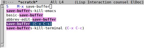 Display Corresponding Key Binding Of Command During M X Completion