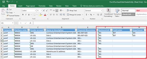 Ax 7 How To Add Financial Dimensions As Separate Columns To Data