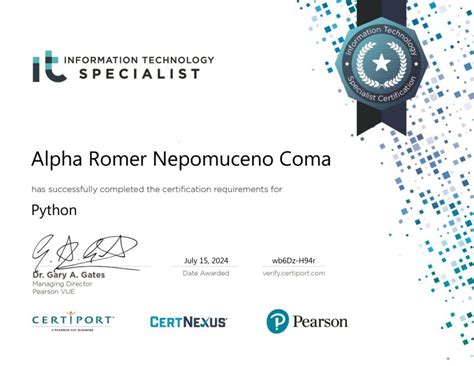 Certiport Python Certification Exam Itcertification