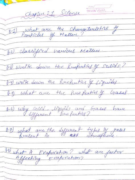 Science Chapter 1 Assignment Pdf