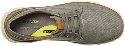 Skechers Mens Moreno Canvas Oxford Shoe Shoe Repair