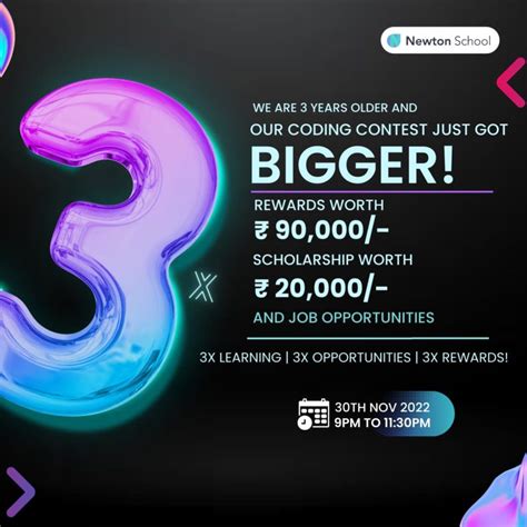 Newton School Coding Club Mmmut On Linkedin Newtonschool Contest Coding Like