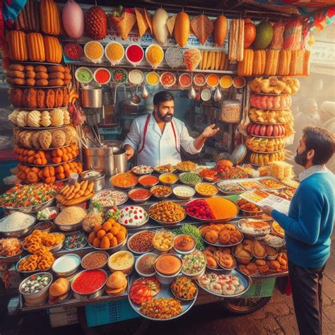 Premium Photo Indian Street Food