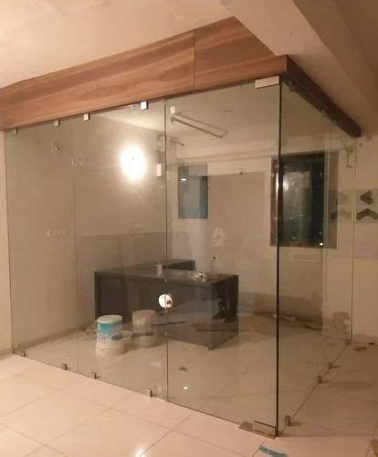 Office Cabin Glass Partition At ₹ 400sq Ft Modular Glass Partition