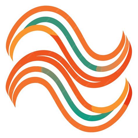 Wavy Overlapping Lines Fluid And Dynamic Movement Design Premium Ai Generated Vector