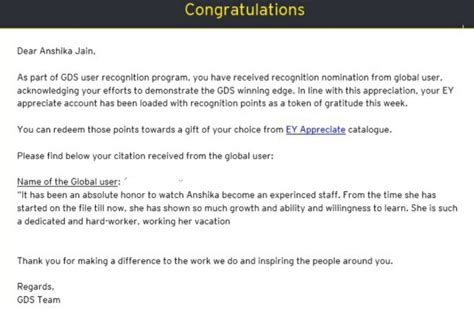 anshika jain on linkedin gds recognition award 17 comments