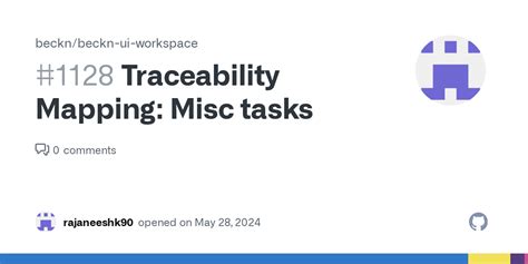 traceability mapping misc tasks · issue 1128 · beckn beckn ui