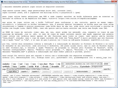 Hta Script To Play Mednafen Online In Brazilian Portuguese R