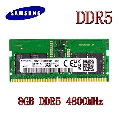 Samsung Ddr5 Laptop Ram 8gb Ddr5 4800mhz Pc5 38400s 11v Notebook Samsung Ddr5 Laptop Ram 8gb Ddr5 4800mhz Pc5 38400s 11v Notebook