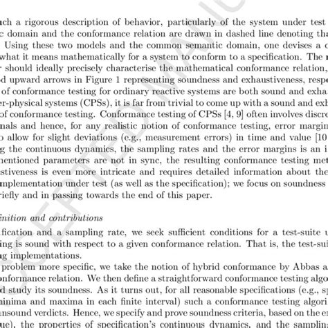 Schematic View Of Conformance Testing And Conformance Relation